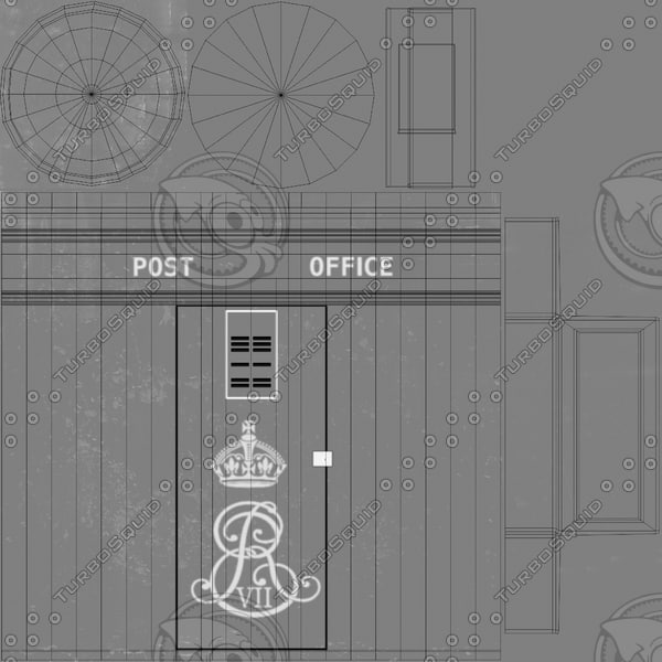 old post box 3d fbx