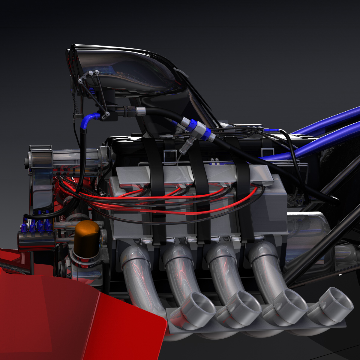 ma engine fuel dragster