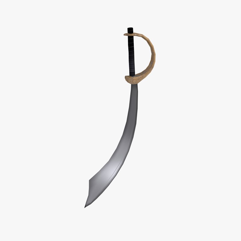 3ds max pirate sword