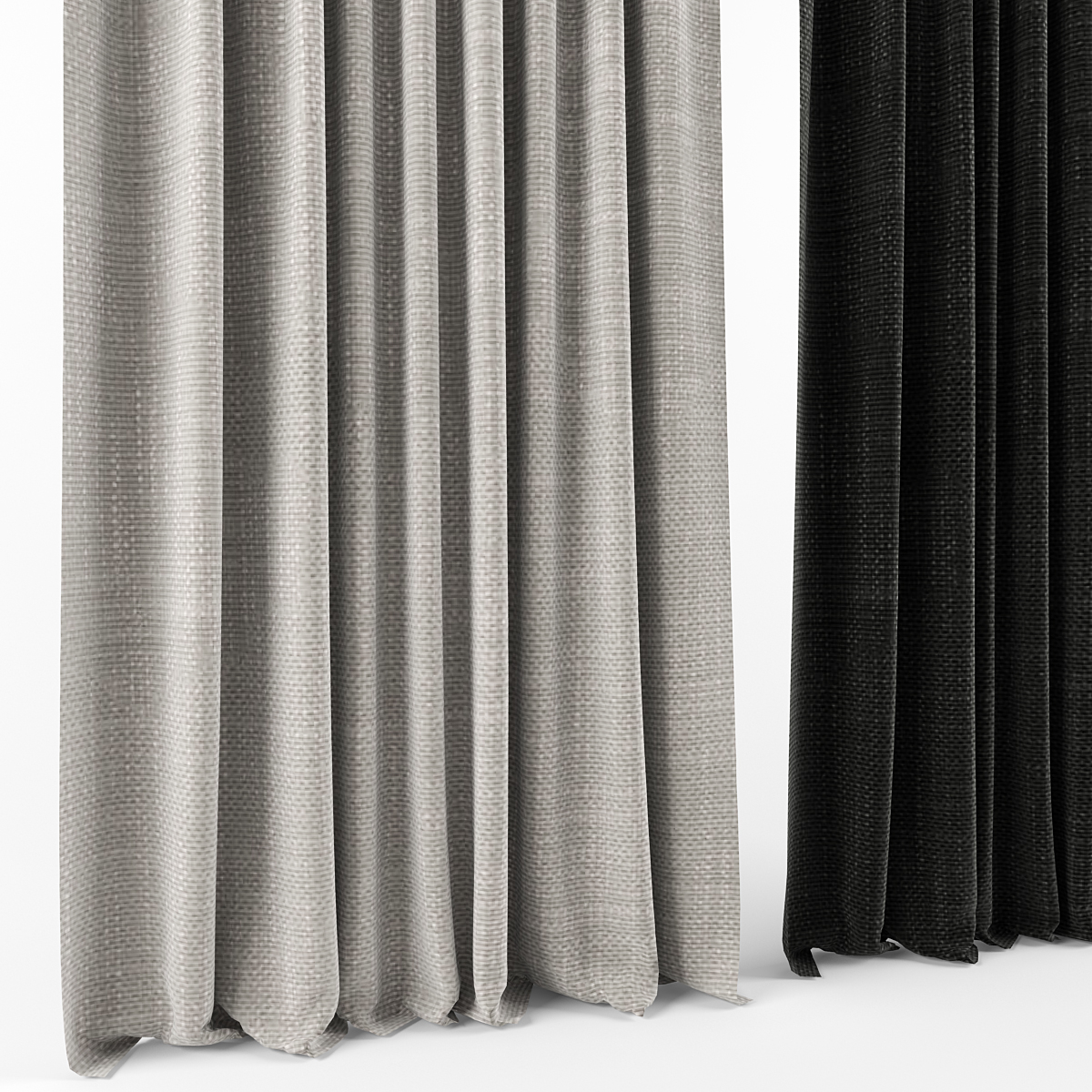 curtains modern style 3d max