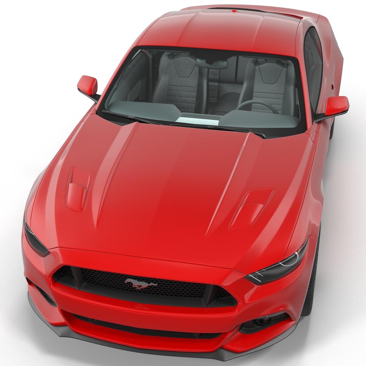 3ds max sports car mustang coupe