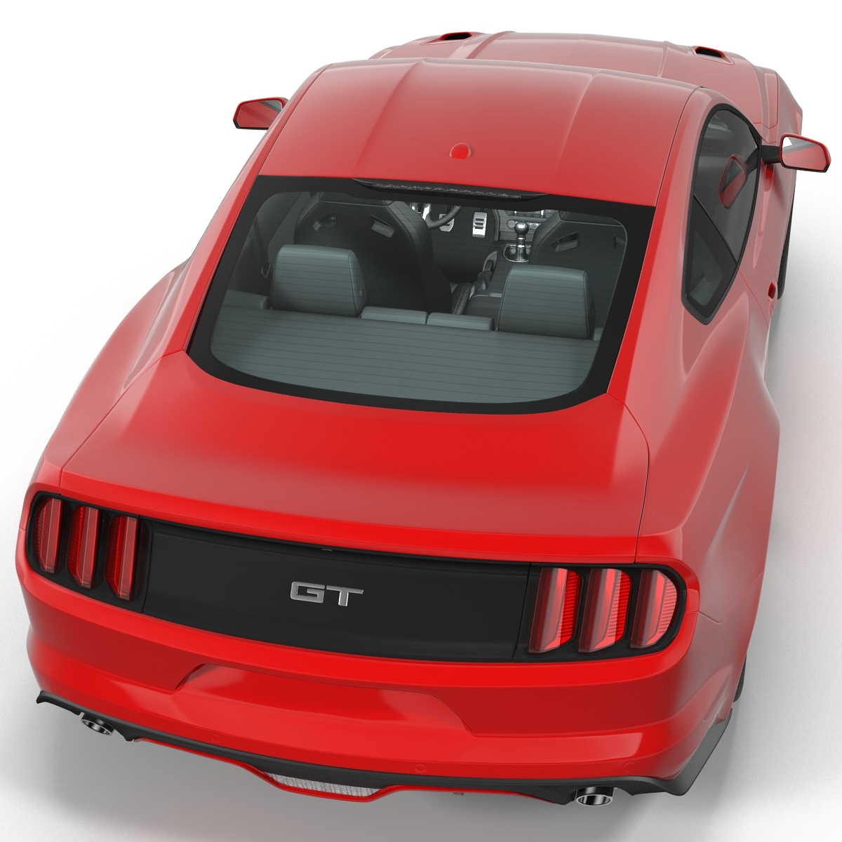 3ds max sports car mustang coupe
