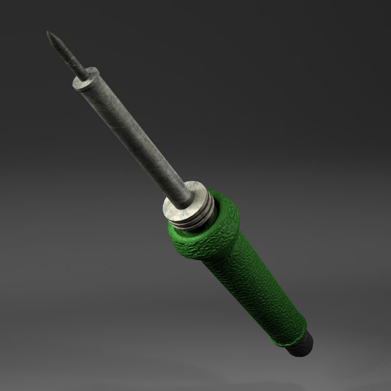 soldering iron 3d model