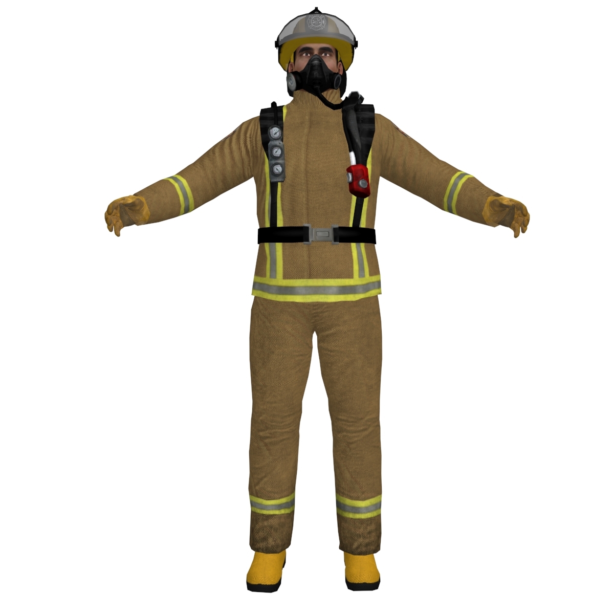 fireman 2 3d model