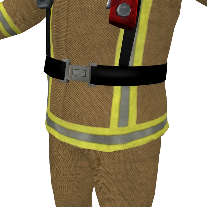 fireman 2 3d model
