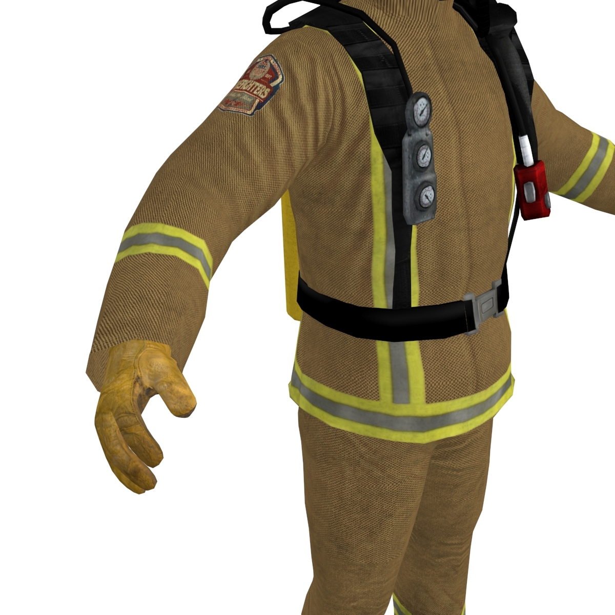 fireman 2 3d model