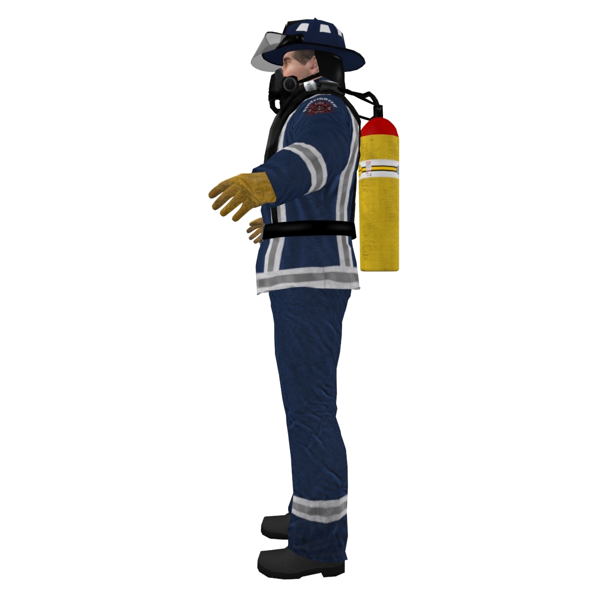 fireman 3 3d model