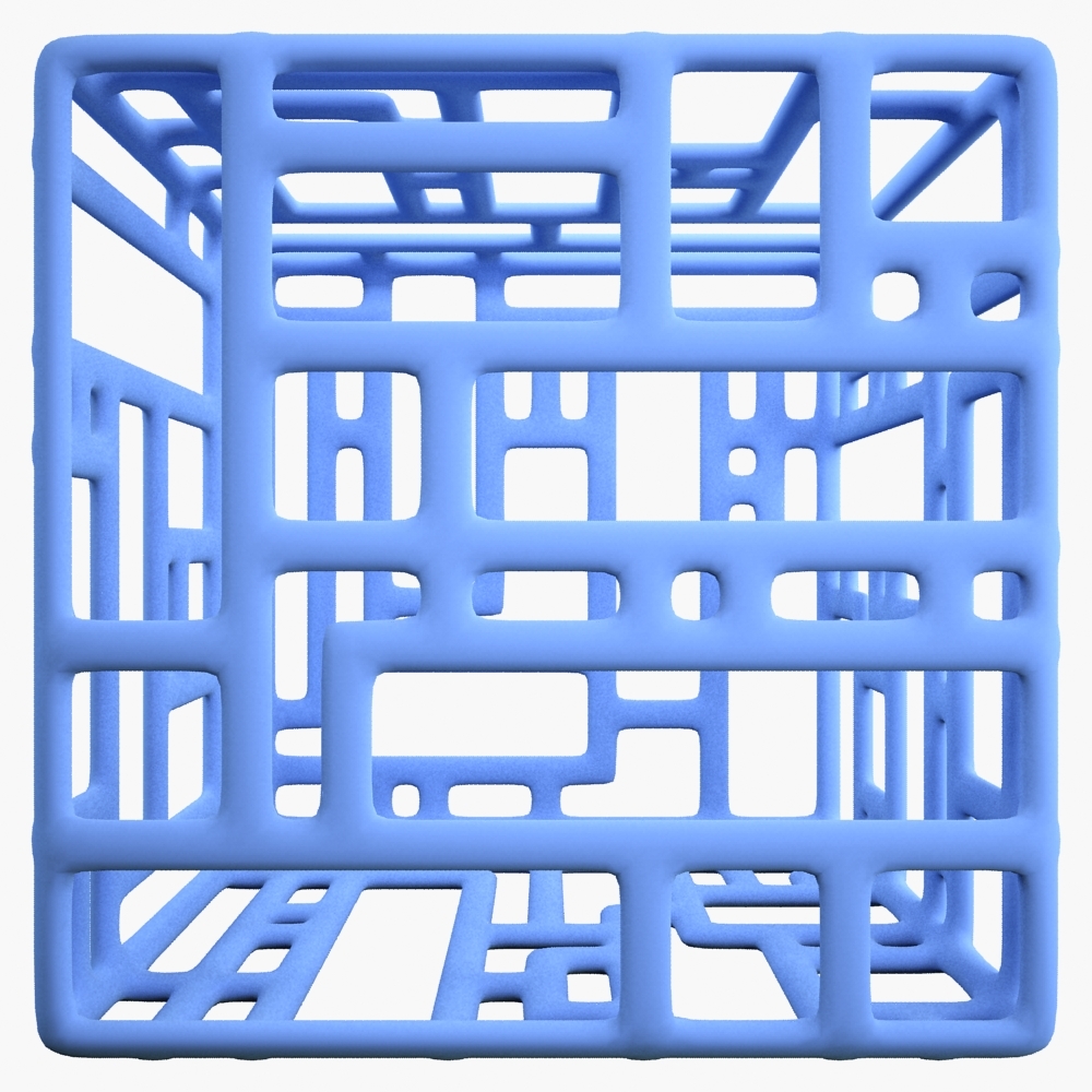 3d model of complex shape