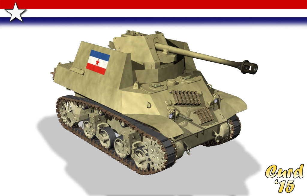 lightwave wwii yugoslavia m3a3 tanks