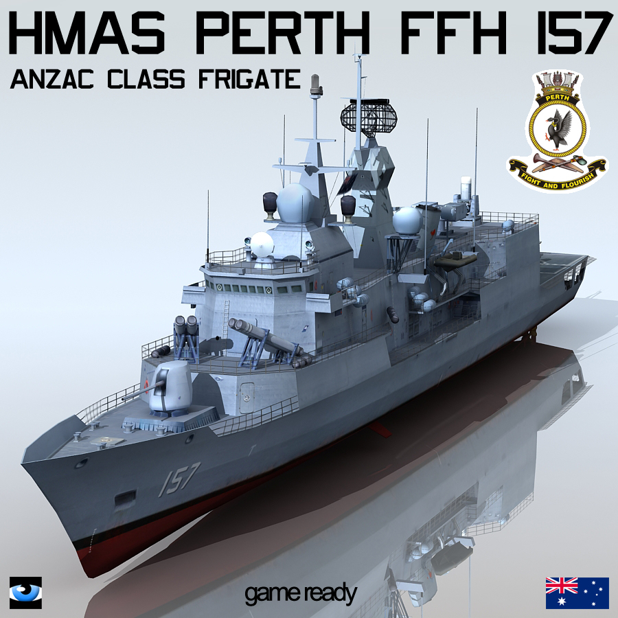 3d anzac class frigate hmas