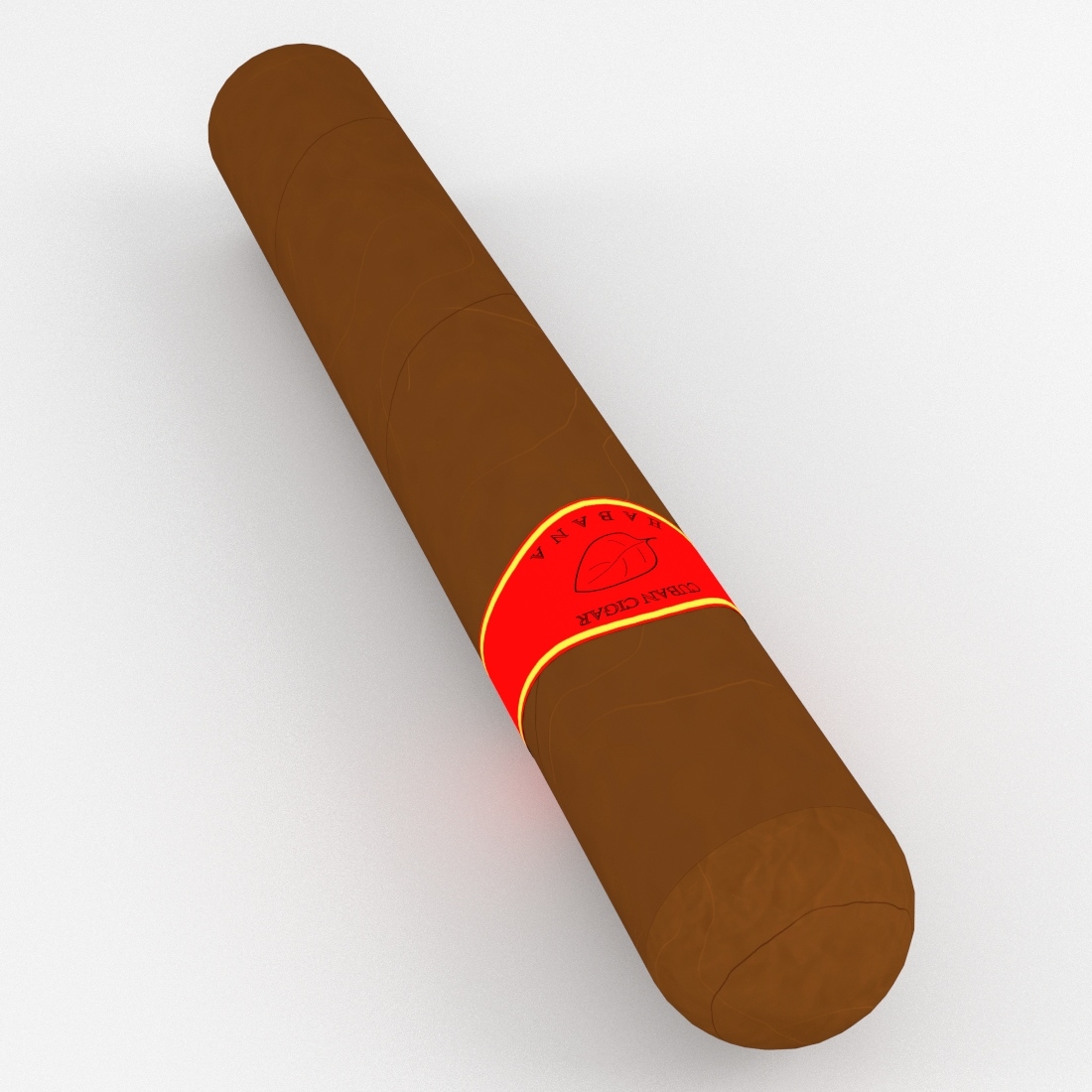 3d cuban cigar model