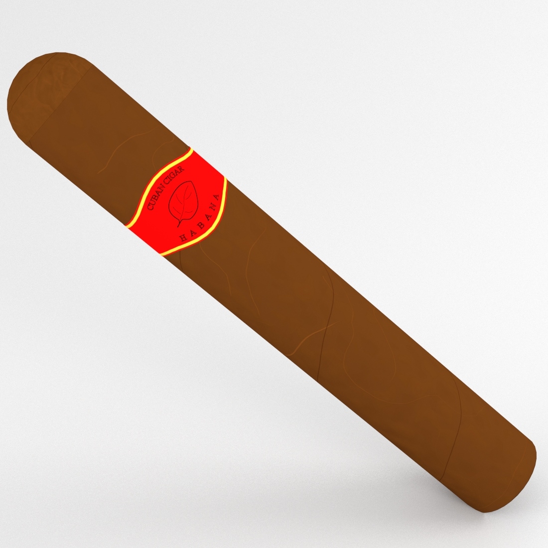 3d cuban cigar model