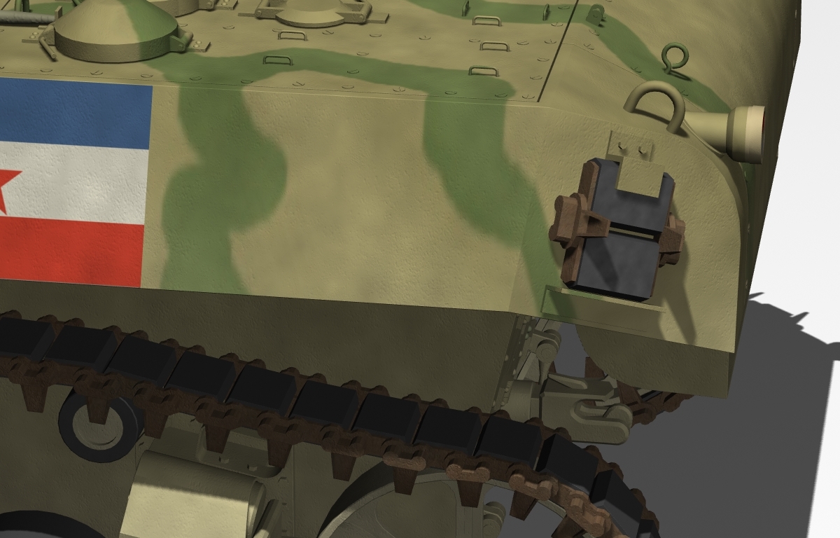 3d model wwii m3a3 tanks flakvierling