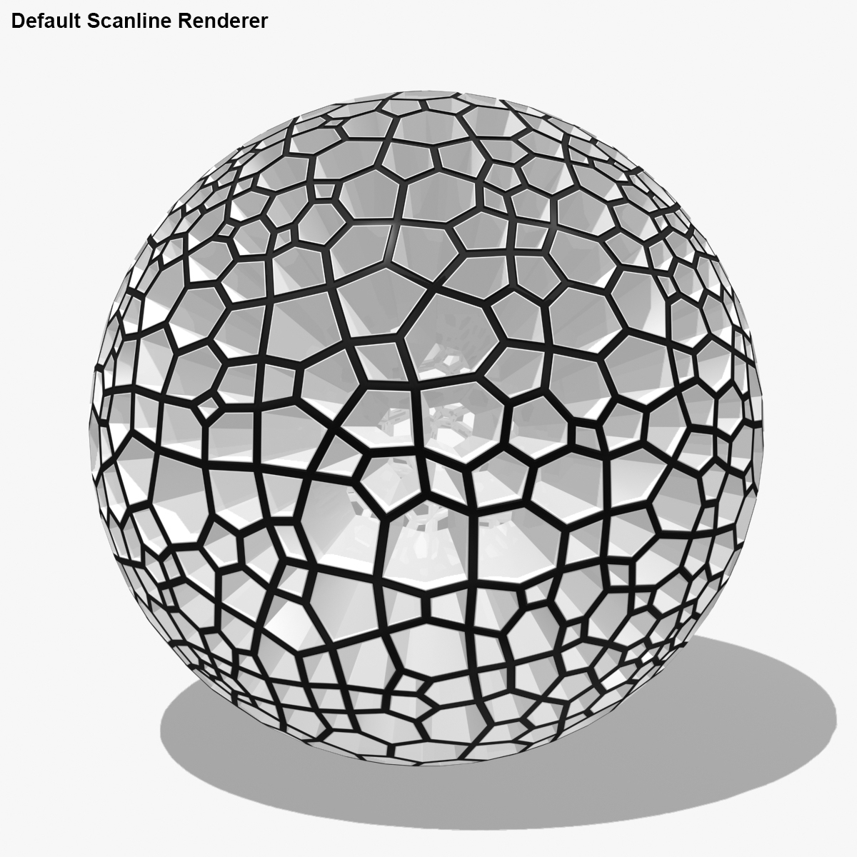 3d model voronoi sphere