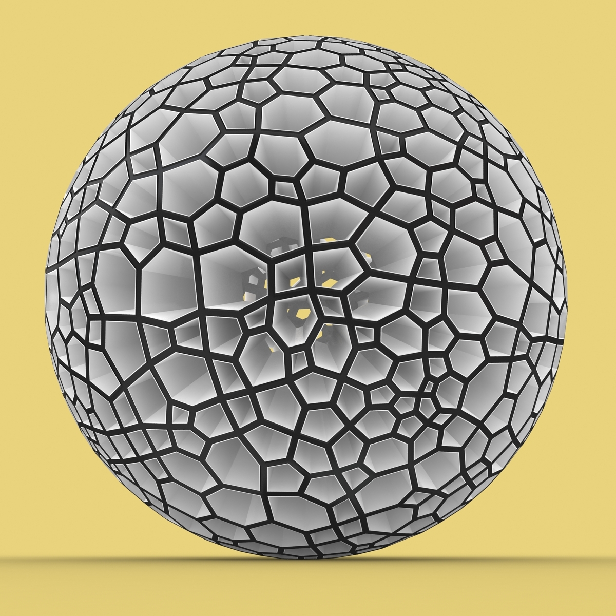 3d model voronoi sphere