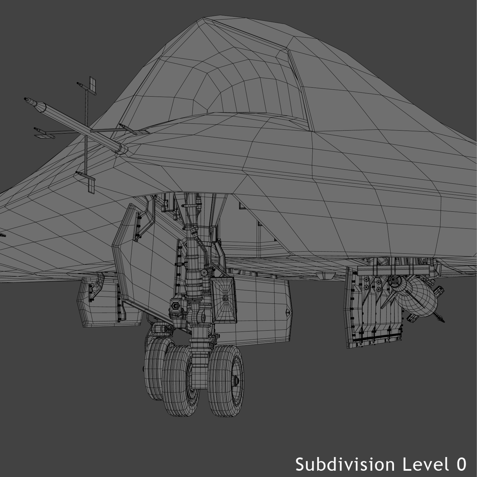 unmanned neuron rigged 3d model
