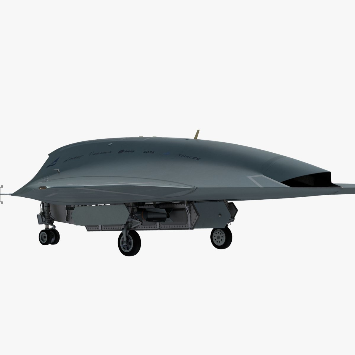 Dassault Neuron UCAV Rigged 3D-Modell - TurboSquid 879529