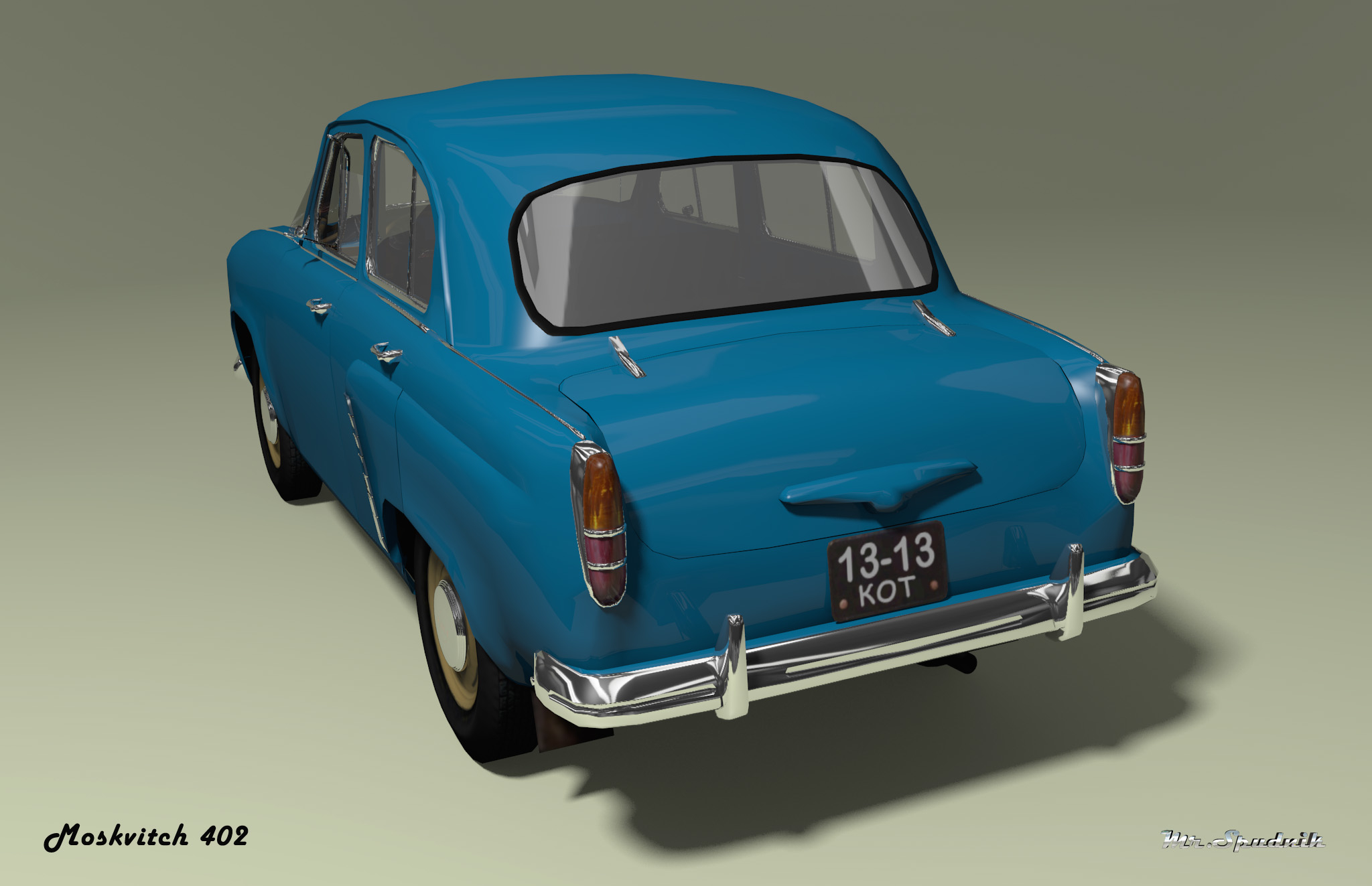 3d mzma 402 moskvitch
