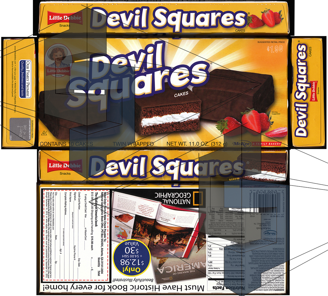 3dsmax little debbie devil squares