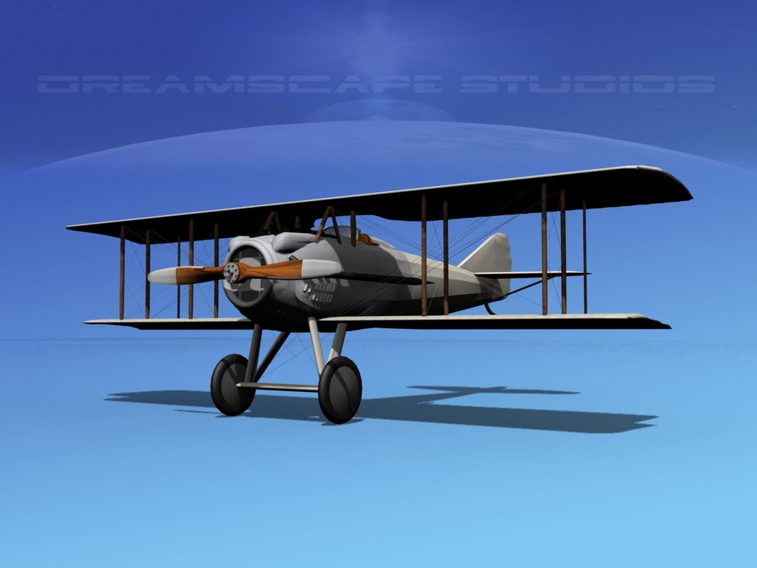 3d model spad xiii xii fighters