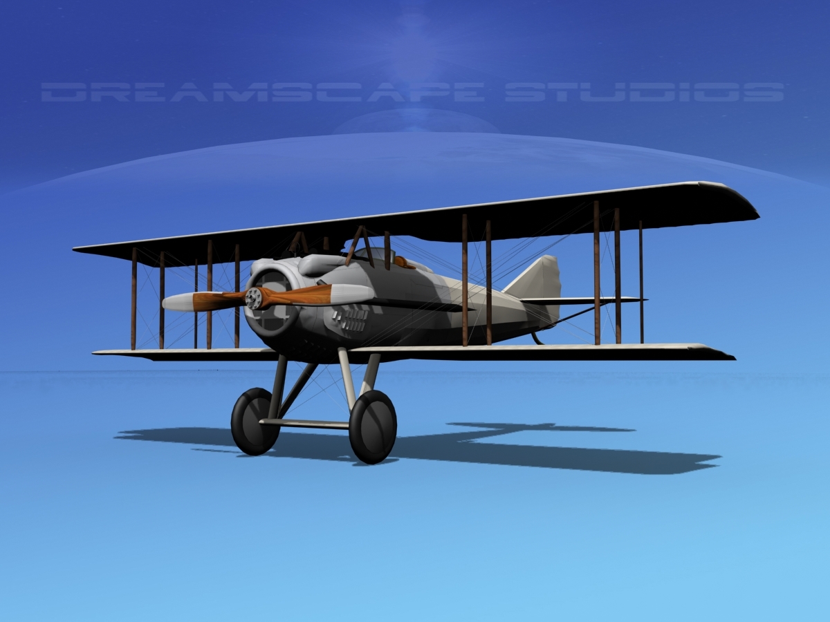 3d model spad xiii xii fighters