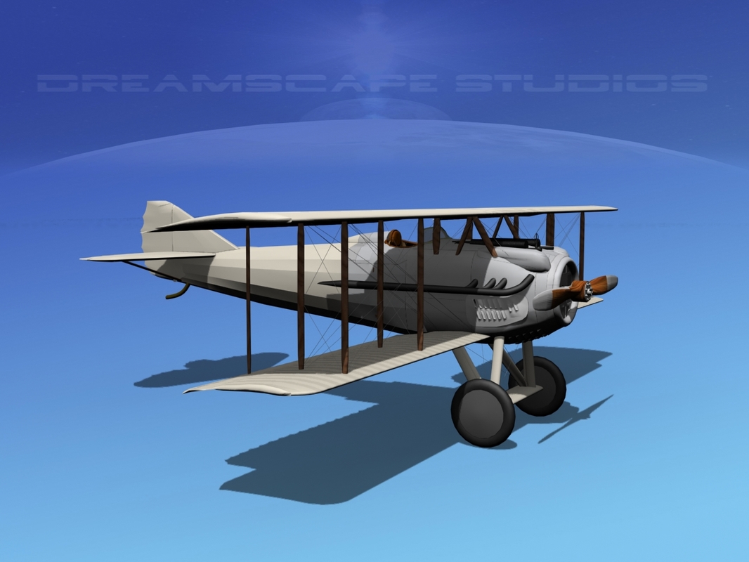 3d model spad xiii xii fighters