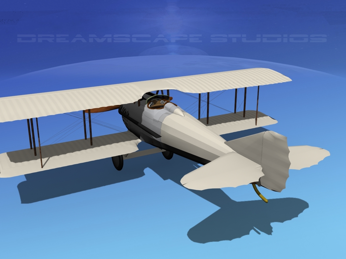 3d model spad xiii xii fighters