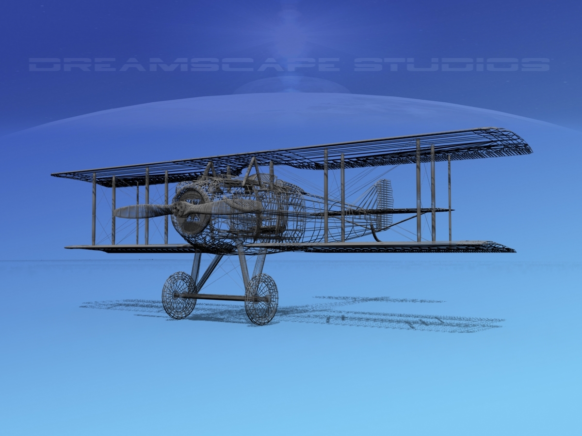 3d model spad xiii xii fighters