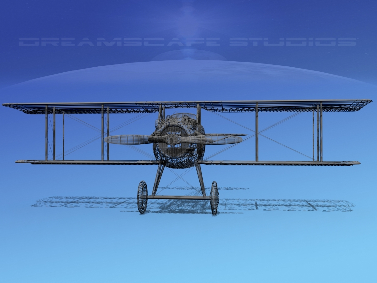 3d model spad xiii xii fighters