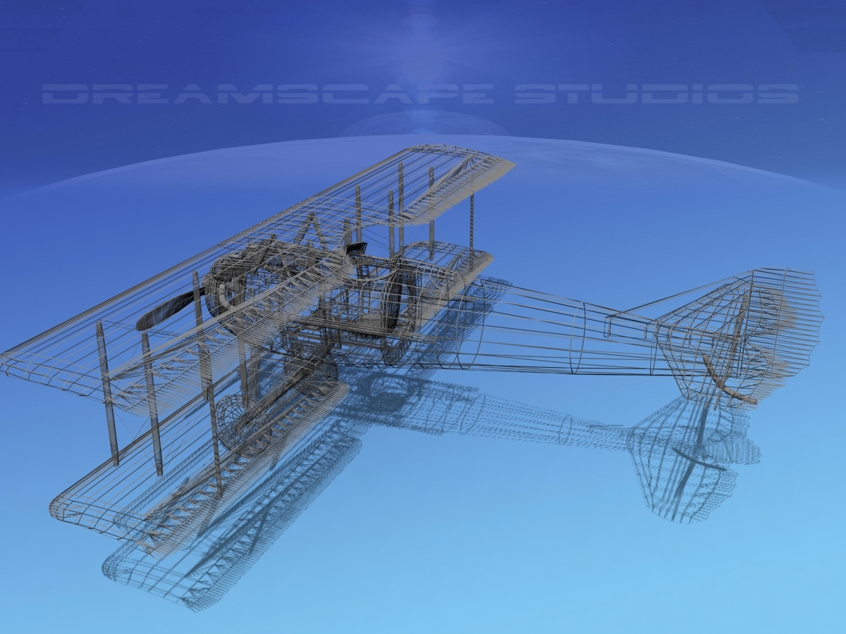 spad xiii xii fighters 3d model