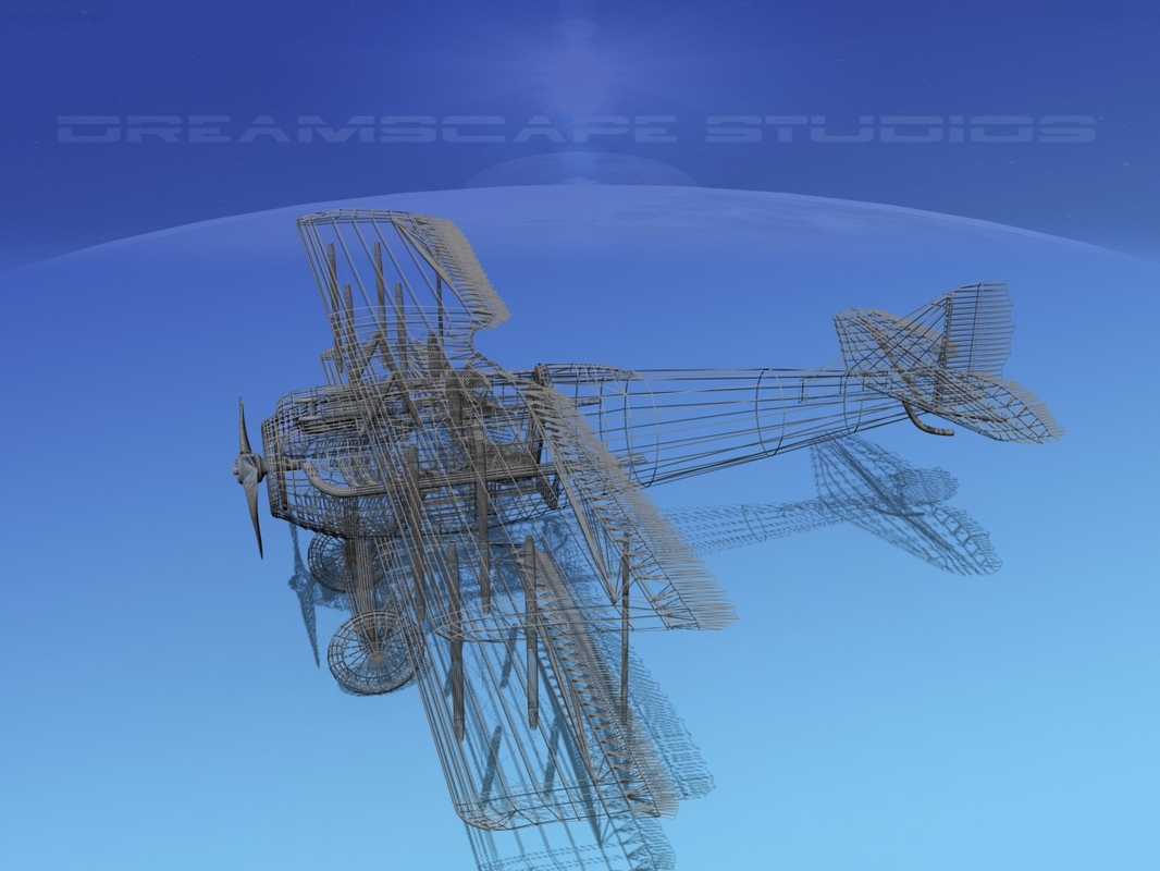 3d model spad xiii xii fighters