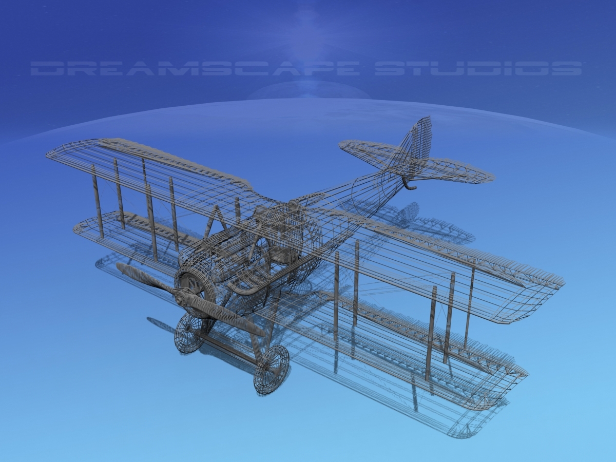 3d model spad xiii xii fighters