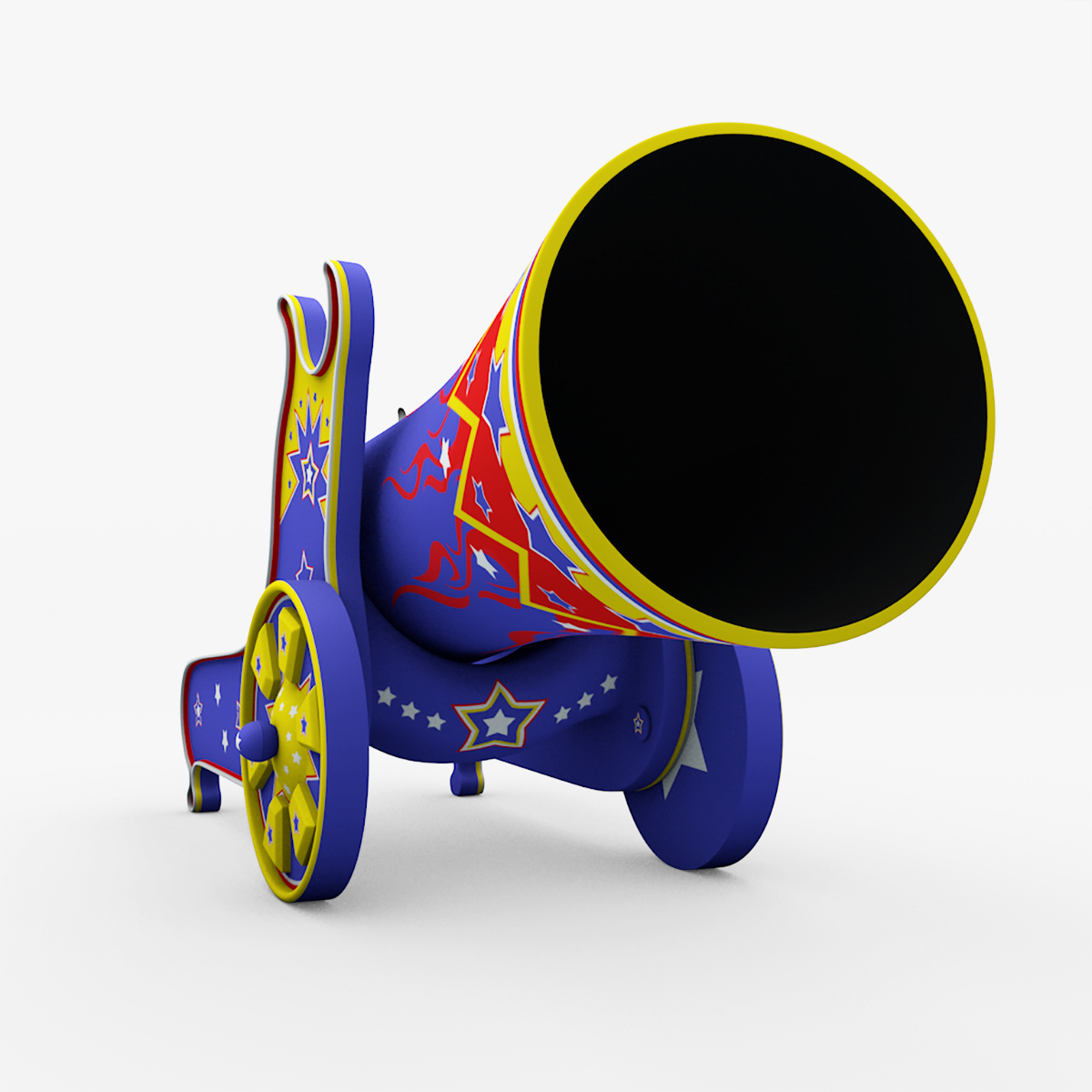 3d circus cannon