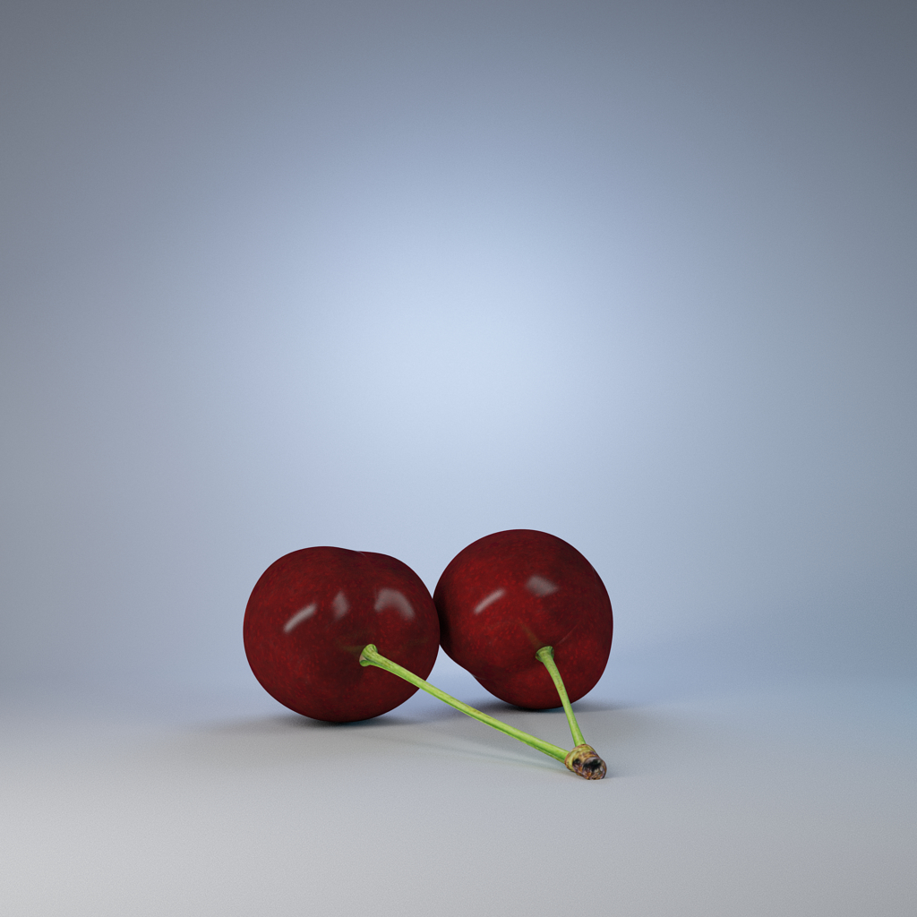 cherry 3d model