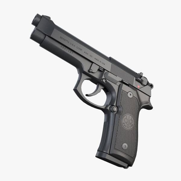 m9 pistol 3d model