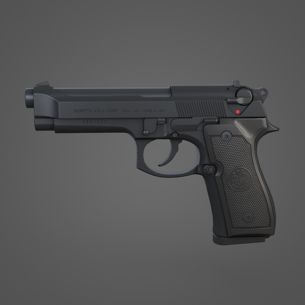 beretta m92fs pistol max