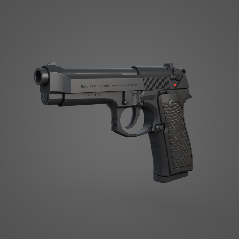 beretta m92fs pistol max