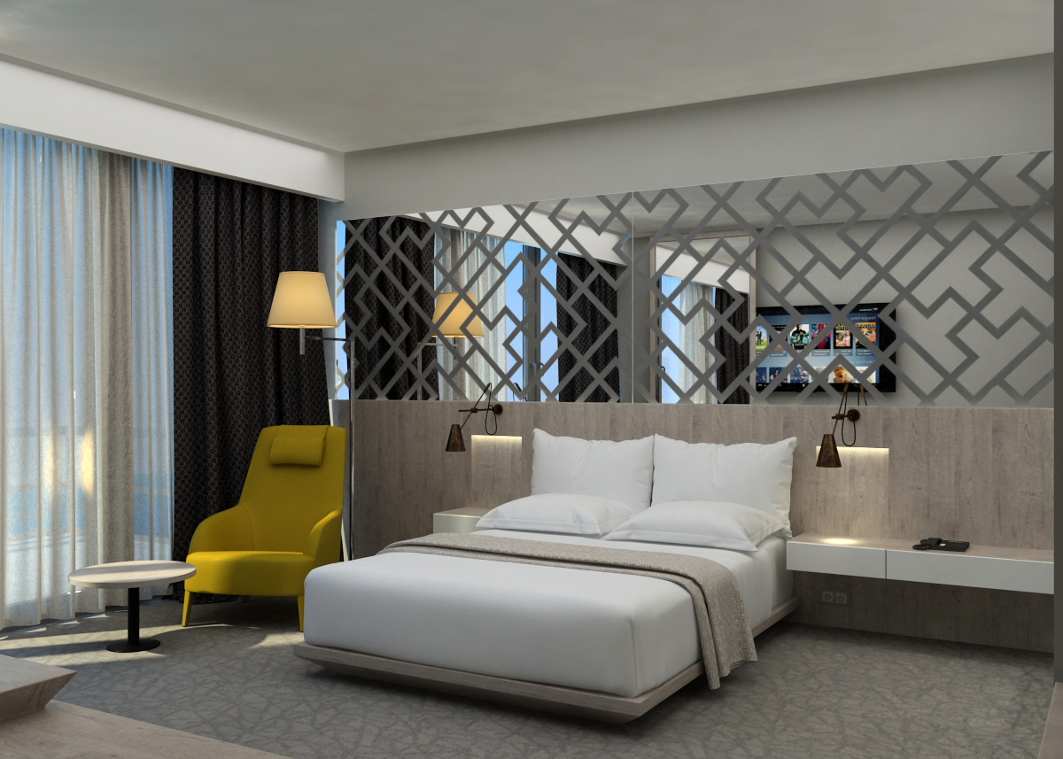 hotel room 3d model