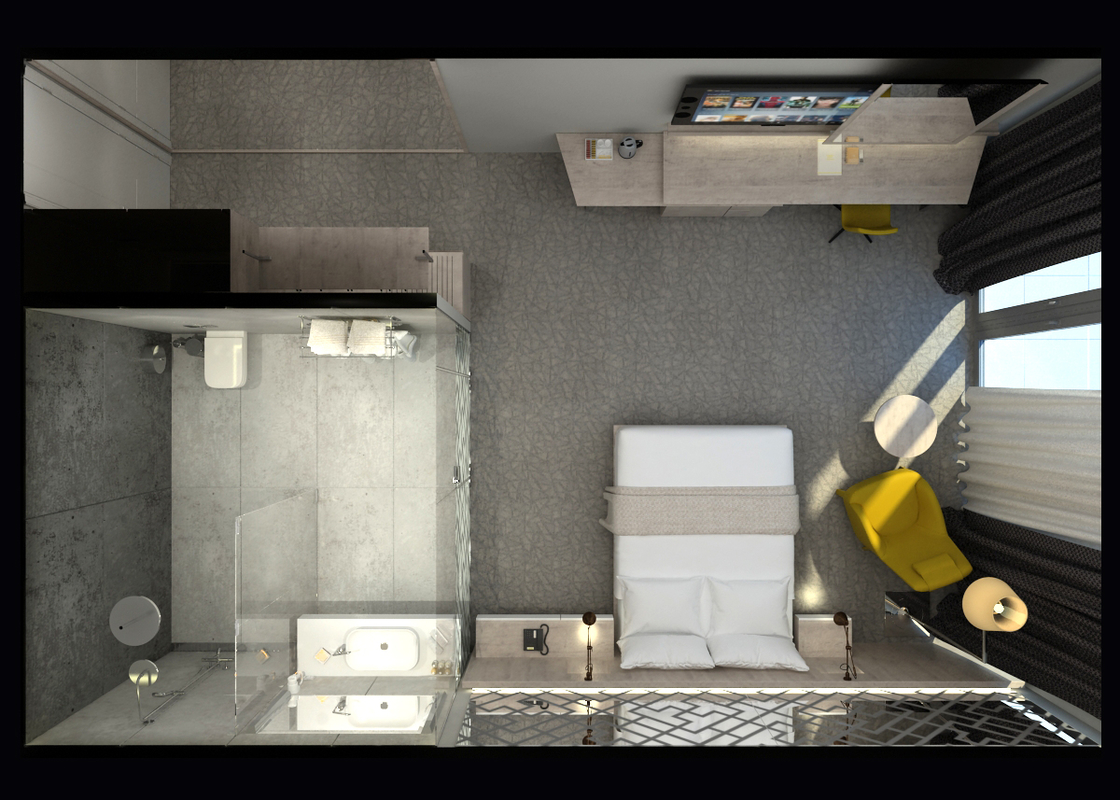 hotel room 3d model