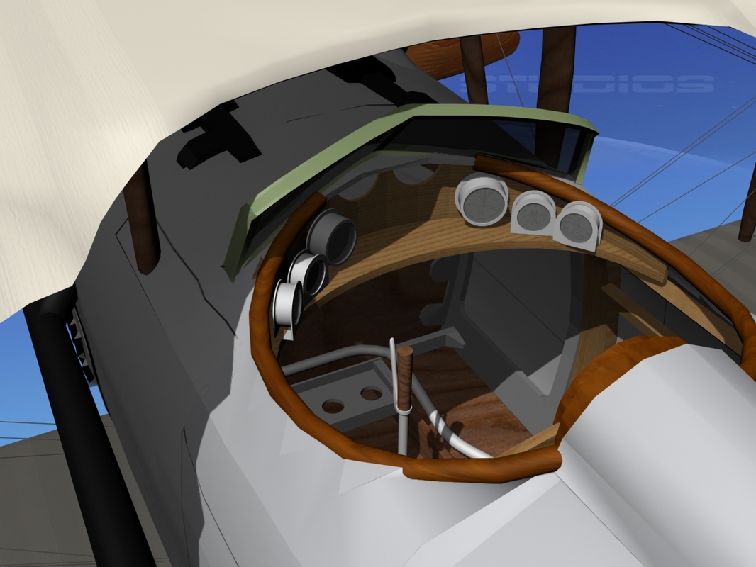 spad xiii xii fighters 3d model