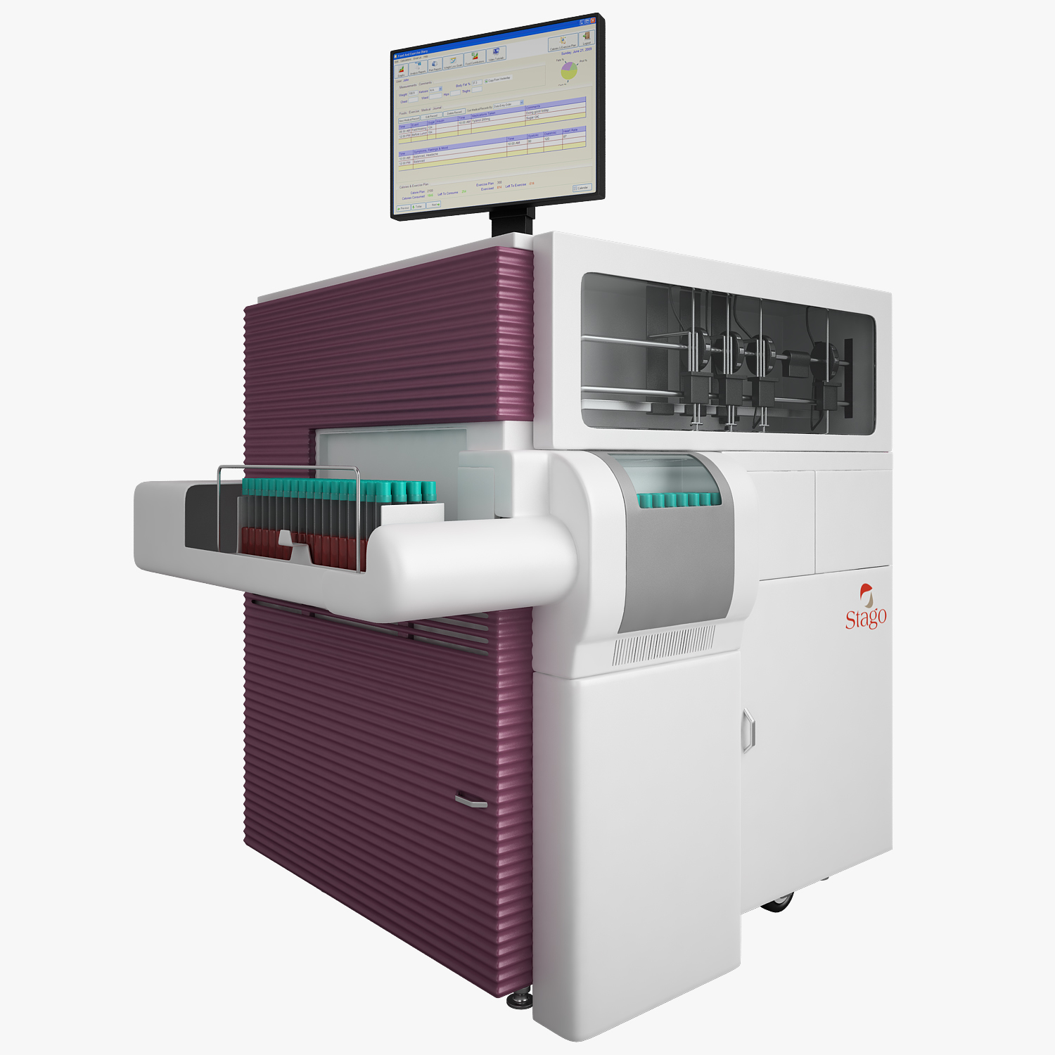 diagnostica stago sta-r 3d model