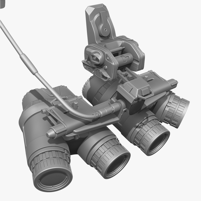 3d ground night vision goggles model