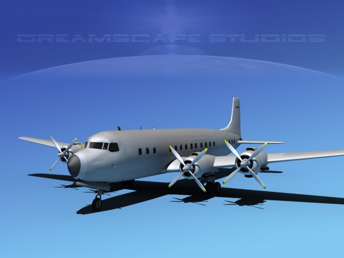 douglas dc-7c dc-7 dxf