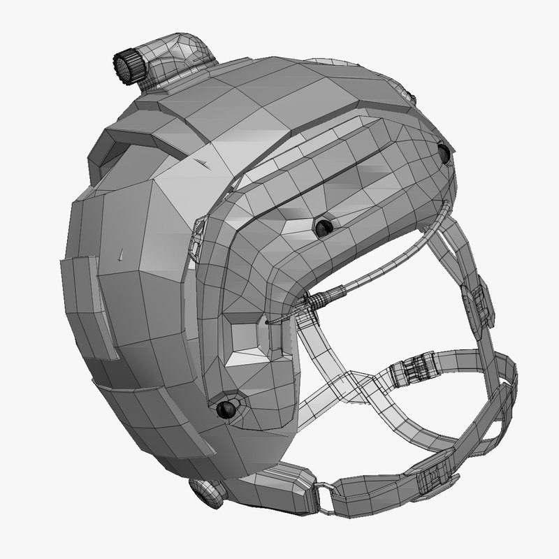 3d ballistic helmet model