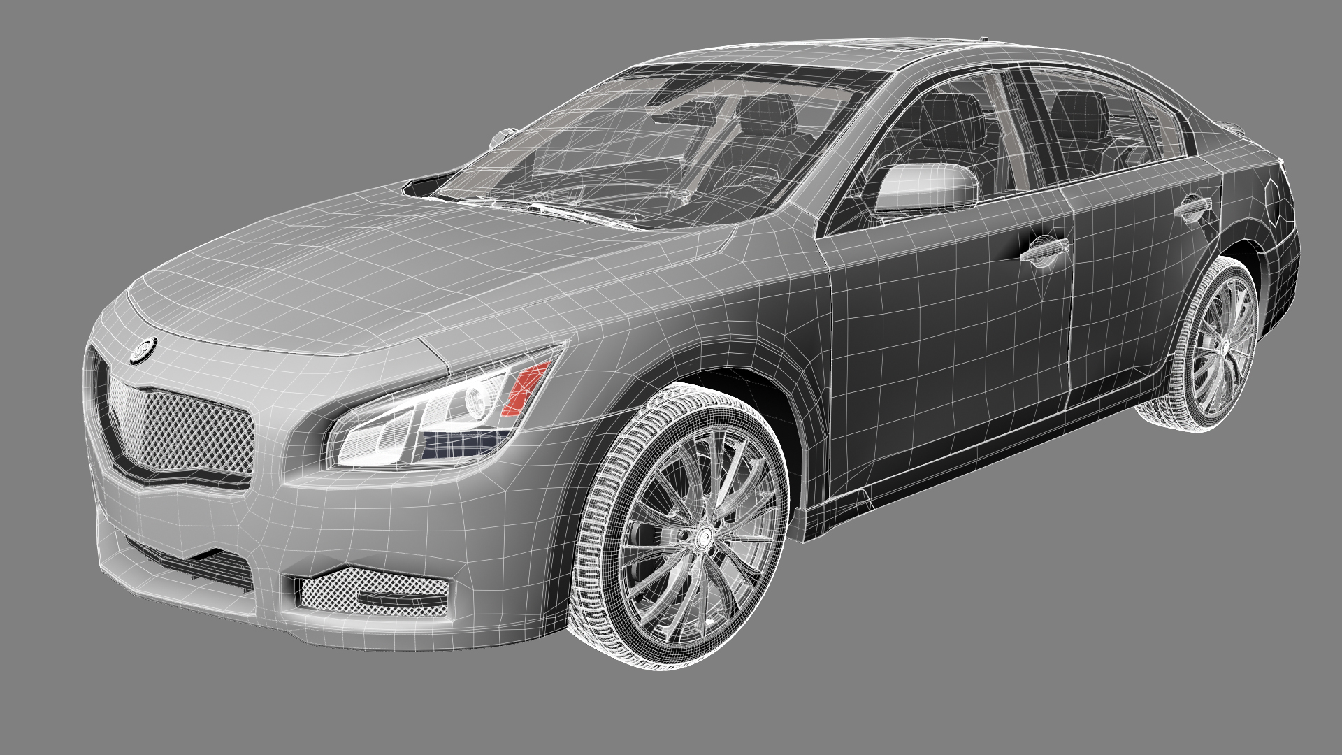 3d model generic car