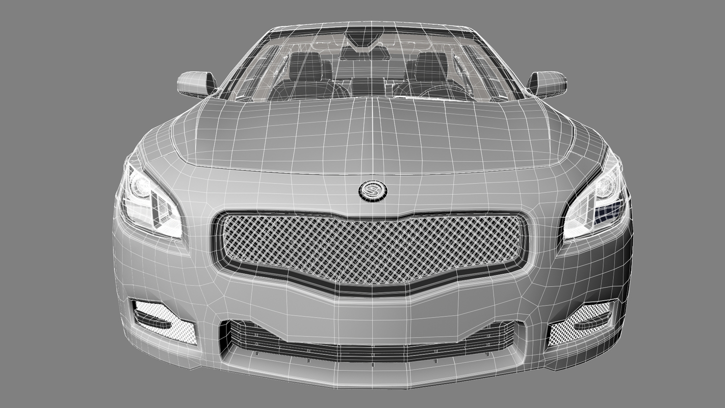 3d model generic car