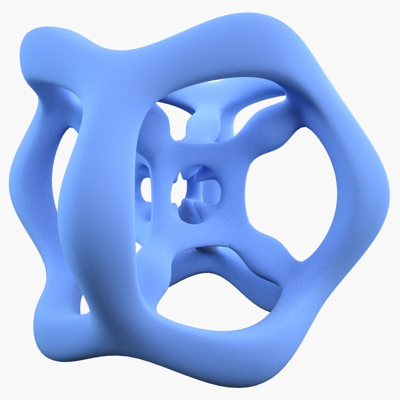 complex shape 3d model