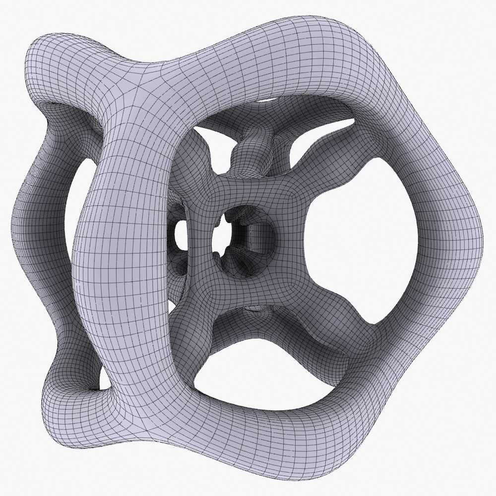 complex shape 3d model