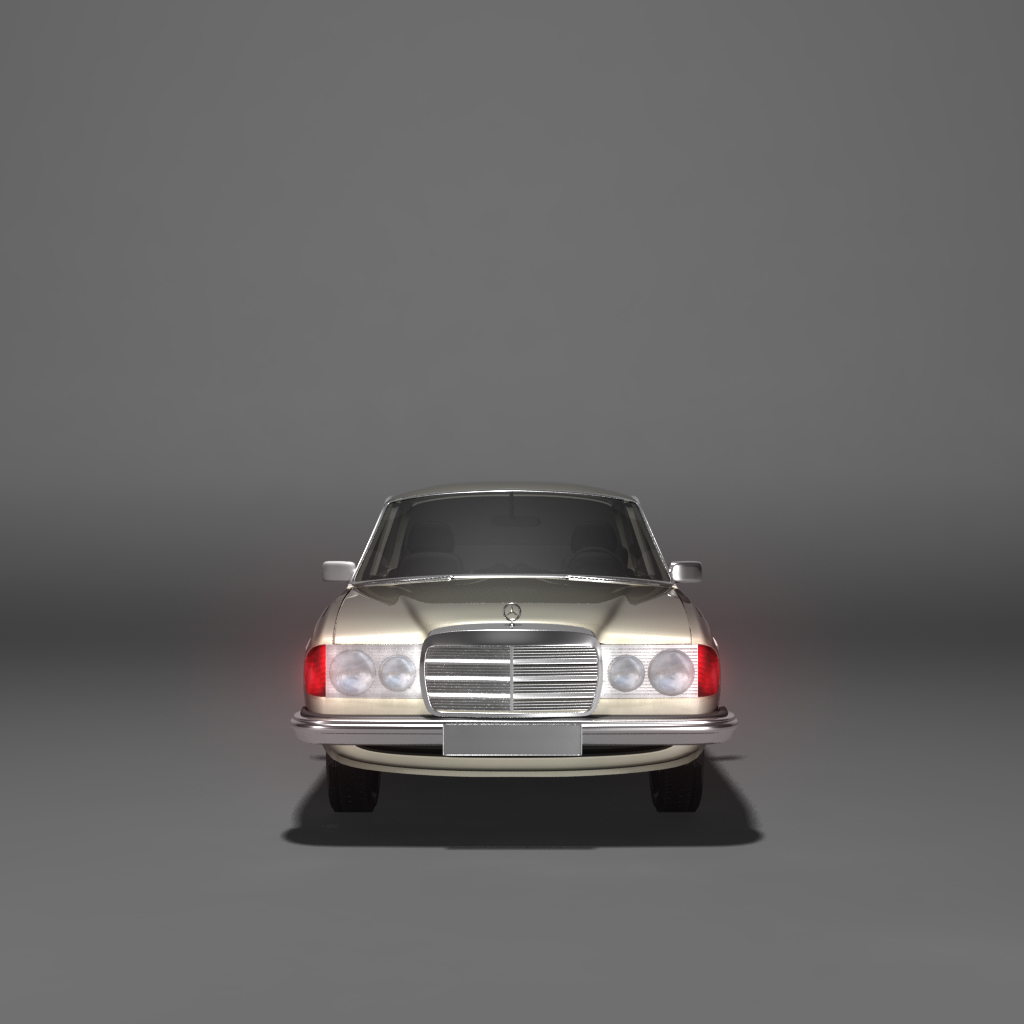 3d model mercedes-benz 123-series