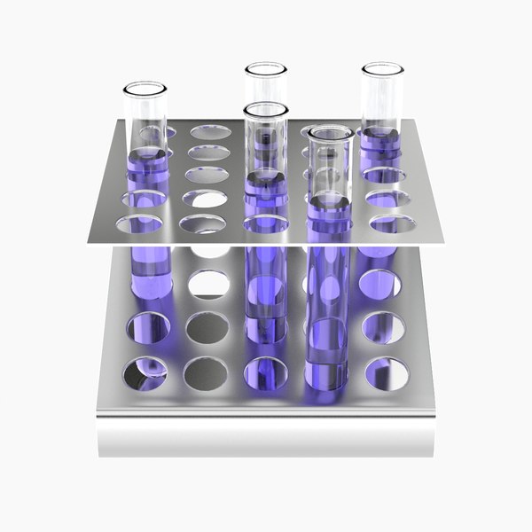 3dsmax test tube rack
